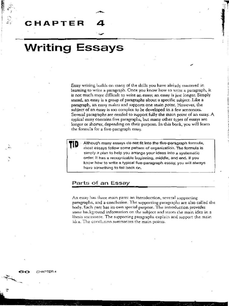 Part I - Writing Essay | PDF | Essays | Paragraph