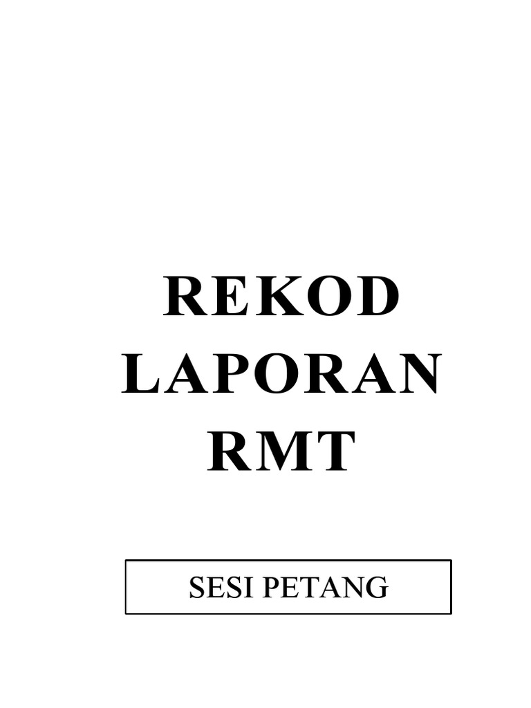 Buku Rekod RMT | PDF