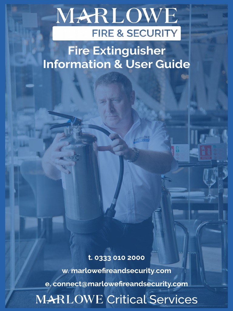 Fire Extinguisher Information User Guide | PDF | Fires | Firefighting