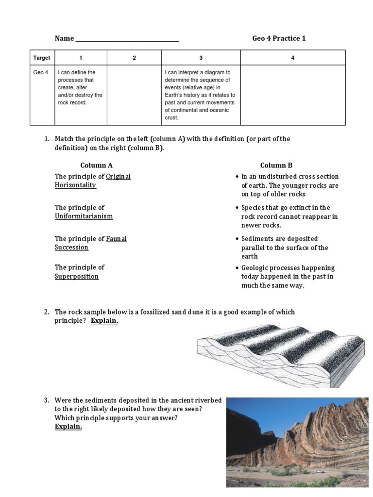 Geo 4 5 Practices | Download Free PDF | Geology | Rock (Geology)
