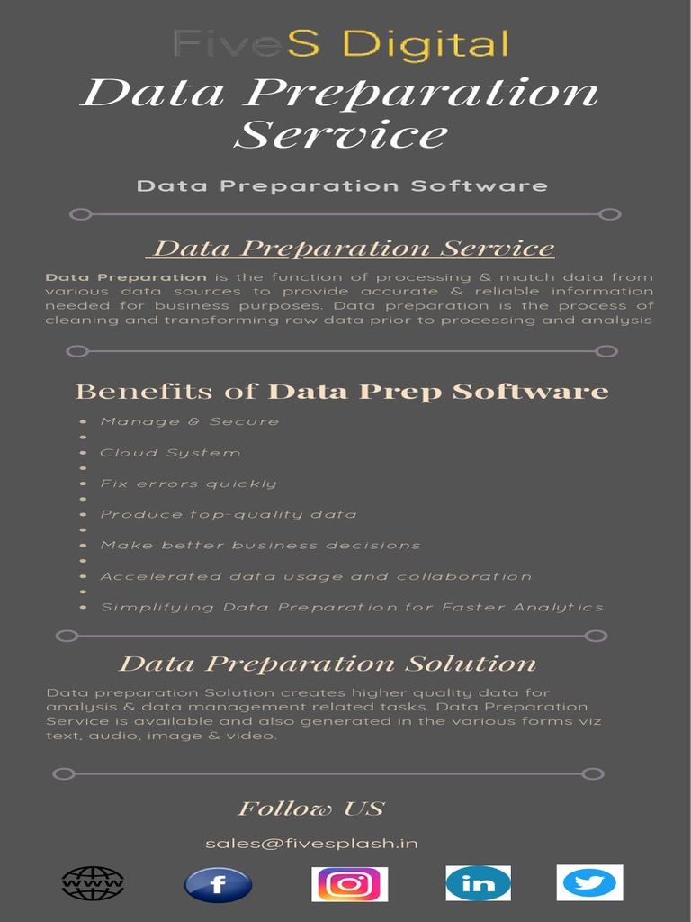 Data Preparation Service - FiveSdigital | PDF | Computers
