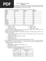 Reservoir / Storage Routing Example 1: Storage Calculation | PDF ...