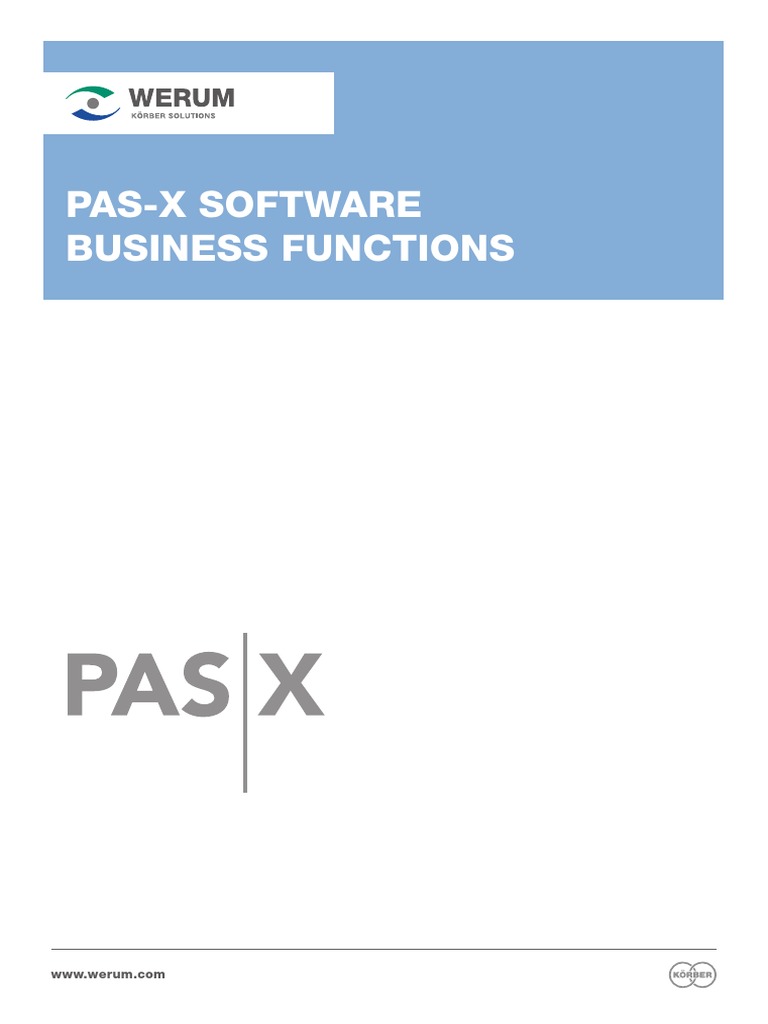 Werum IT Solutions Launches PAS-X KPI Software For, 55% OFF