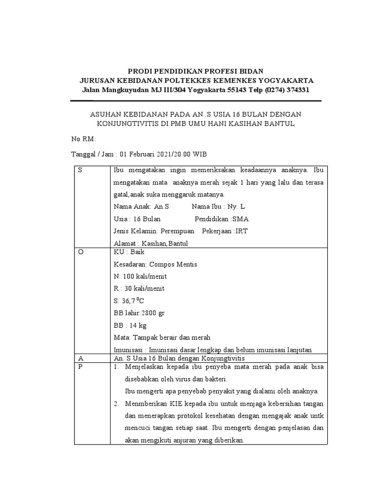B Askeb Mtbs 13-59 Bulan Silfa Iryani | PDF