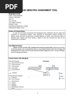 Geriatric Health Questionnaire: Instructions: Please Circle Answers ...