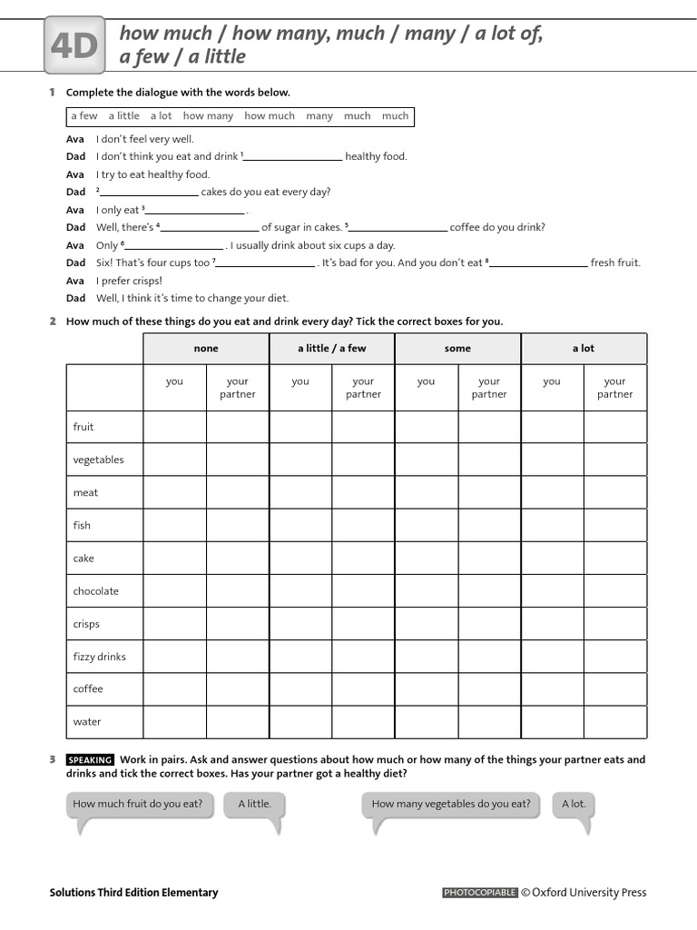 4d How Much How Many-1 | PDF