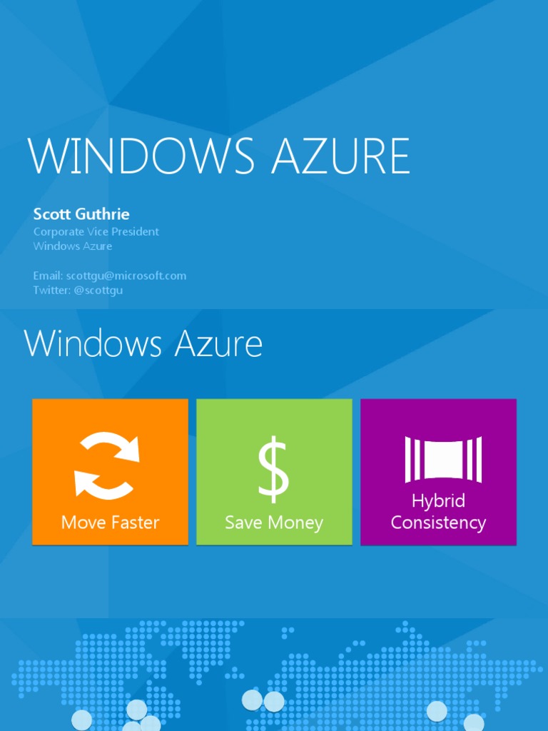 Windows Azure Overview | PDF | Microsoft Azure | Virtual Private Network