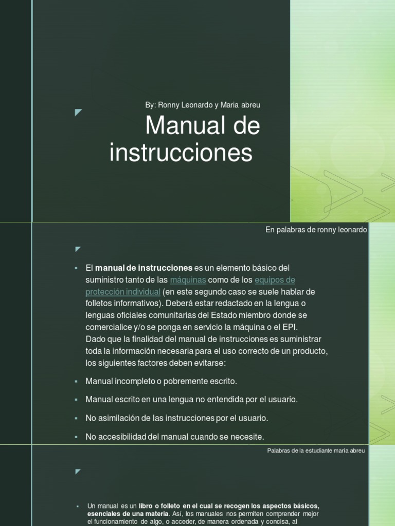 Manual de Instrucciones | PDF | Informática | Informática y tecnología ...