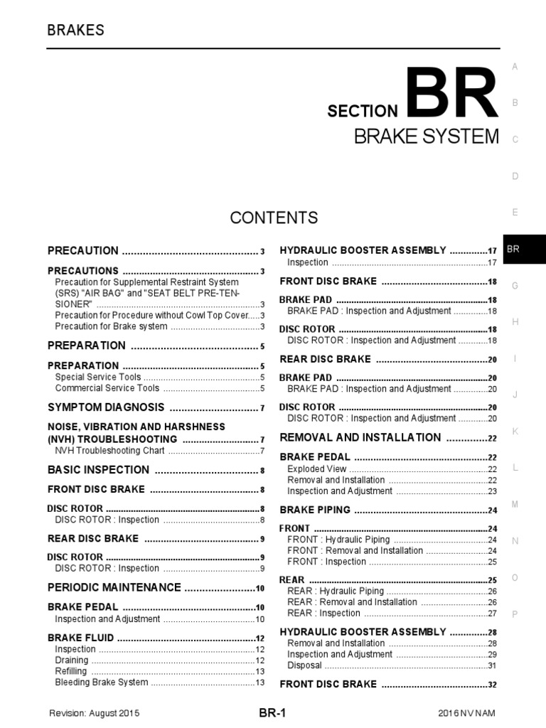 Brake System: Section | PDF | Airbag | Brake