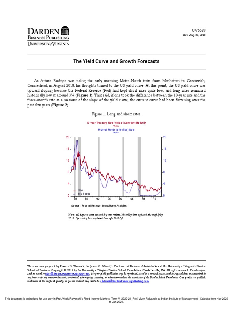 The Yield Curve and Growth Forecasts | PDF | Yield Curve | Federal Reserve