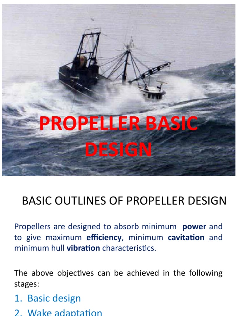 Propeller Basic Design | PDF | Propeller | Mathematical Optimization