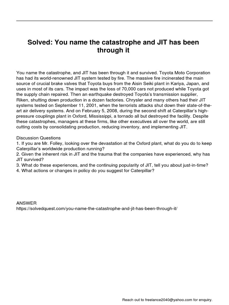 You Name The Catastrophe and Jit Has Been Through It | PDF | Transport ...