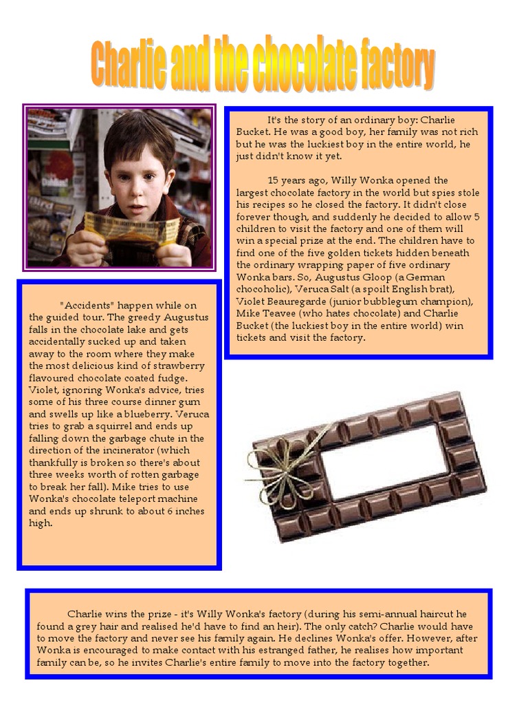 Charlie and The Chocolate Factory | PDF
