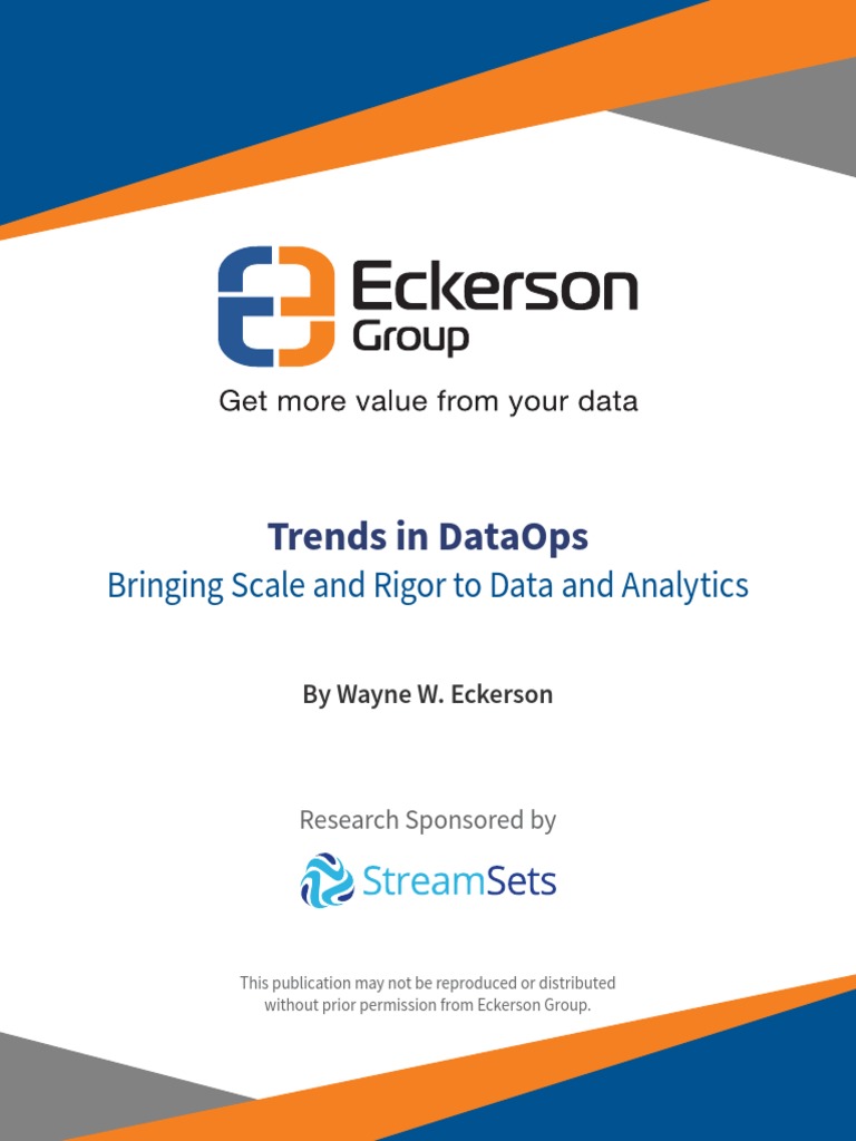 Trends in Dataops: Bringing Scale and Rigor To Data and Analytics | PDF ...
