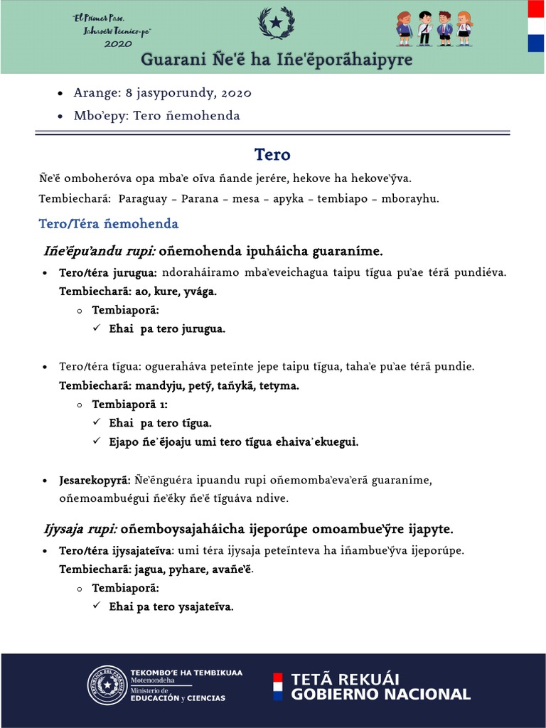 Tero Ñemohenda 08-09 | PDF