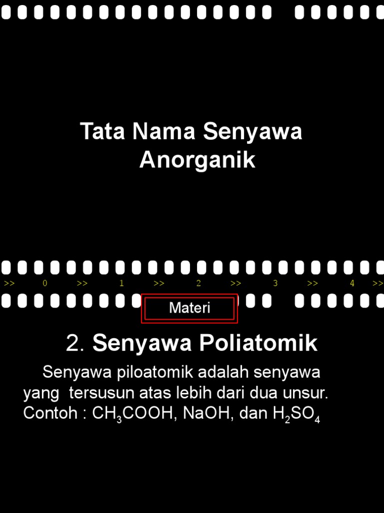 Materi Tata Nama Senyawa Poliatomik | PDF
