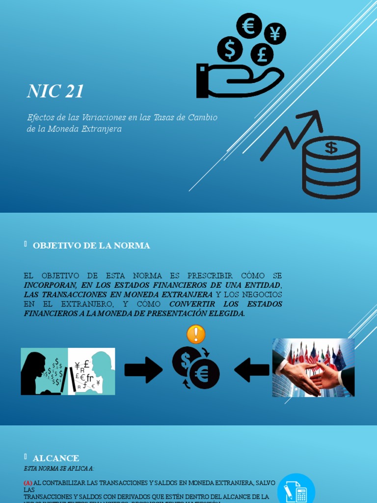 Nic 21 (Grupo) | PDF | Tipo de cambio | Monedas