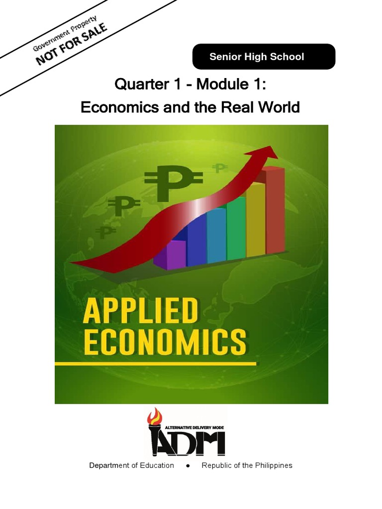 AppliedEcon Economics and The Real World Q1 Mod1 V3 | PDF ...