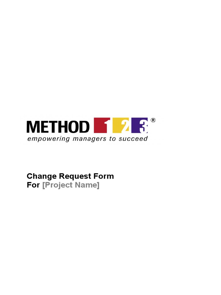 Change Request Form Template Guide | PDF | Business | Computing