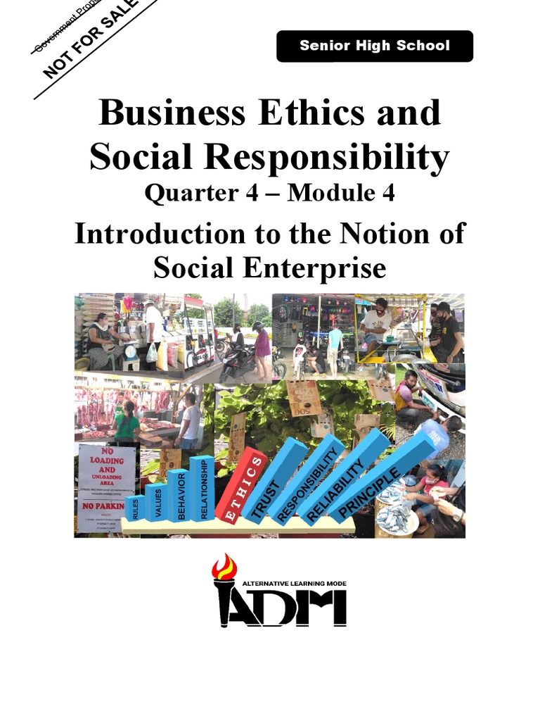 Business Ethics and Social Responsibility: Introduction To The Notion ...