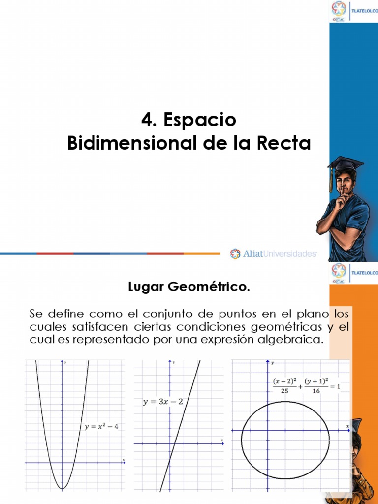 Espacio Bidimensional de La Recta | PDF | Línea (geometría) | Pendiente