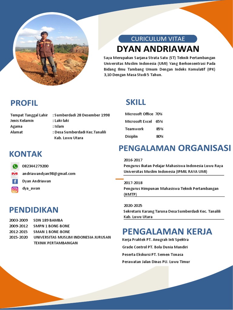 CV Dyan Andriawan | PDF