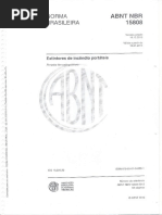 ABNT NBR 12962:2016 - Extintores de Incêndio - Inspeção e Manutenção | PDF
