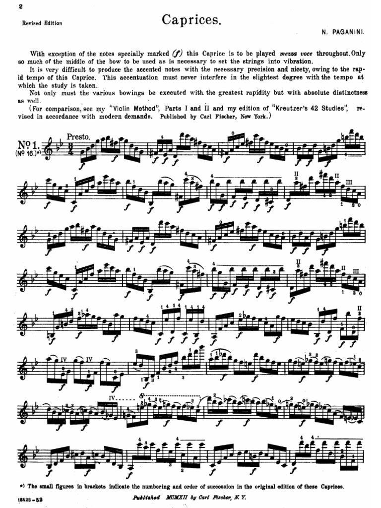 Paganini-Caprices 24 | PDF