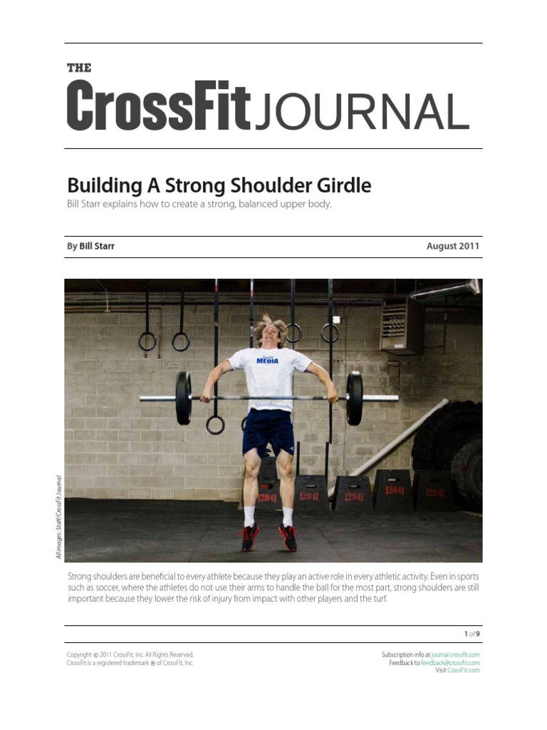 Bill Starr - CFJ - Building A Strong Shoulder Girdle | PDF | Weight ...