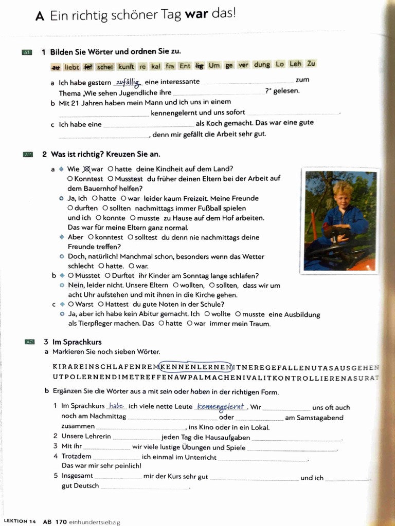 A2.2 AB Lektion 14 | PDF