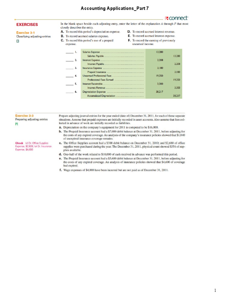 Accounting Applications - Part 7 - Lecture 5 | PDF | Financial Services ...