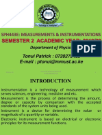 Introduction To Instrumentation Measurements | PDF | Observational ...