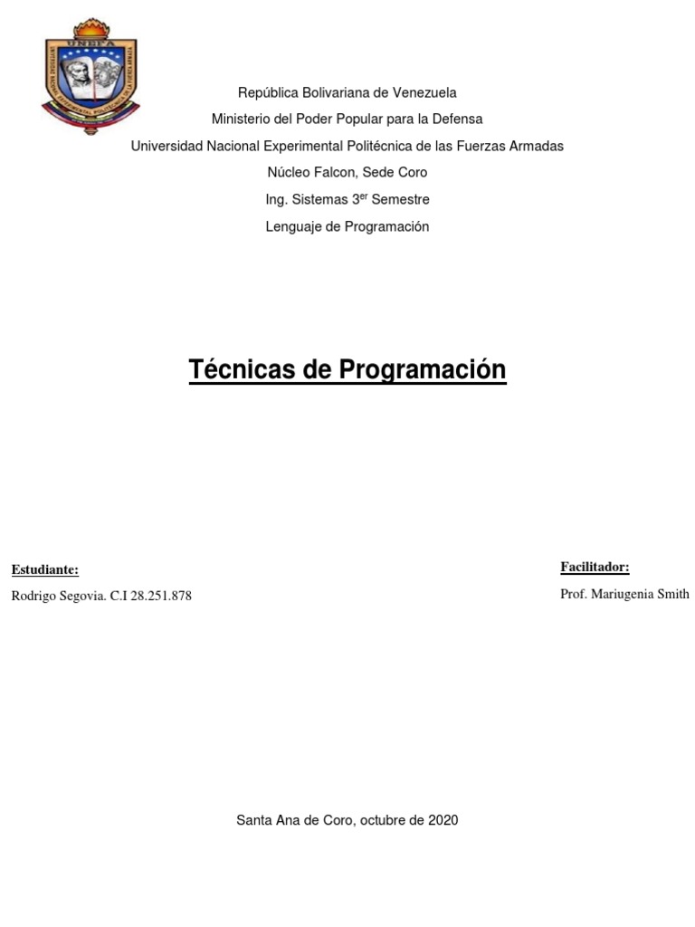 Cuadro Comparativo Programacion | PDF | Programación de computadoras ...