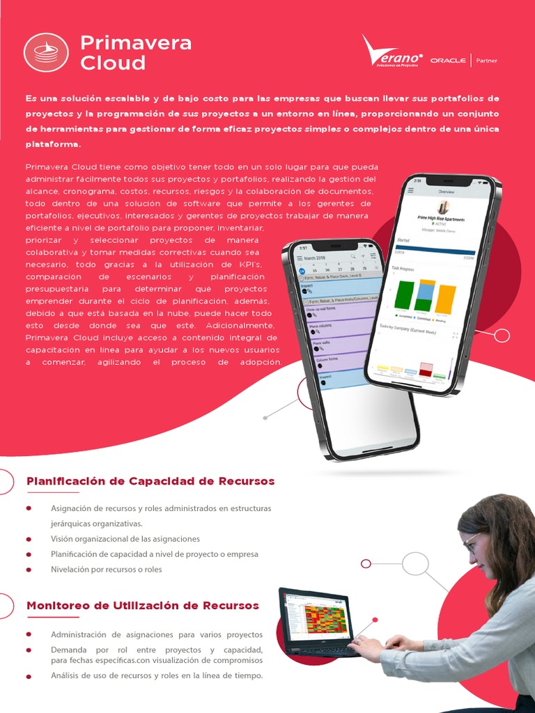 Brochure Oracle Primavera | PDF | Empresas | Planificación