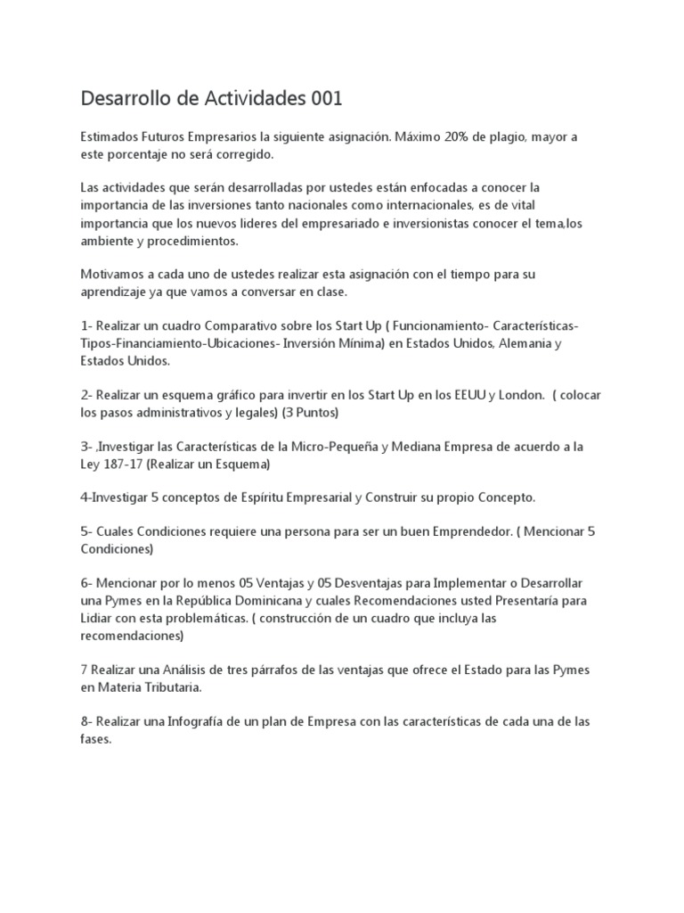 Practica 001 G Pymes | PDF | Negocios