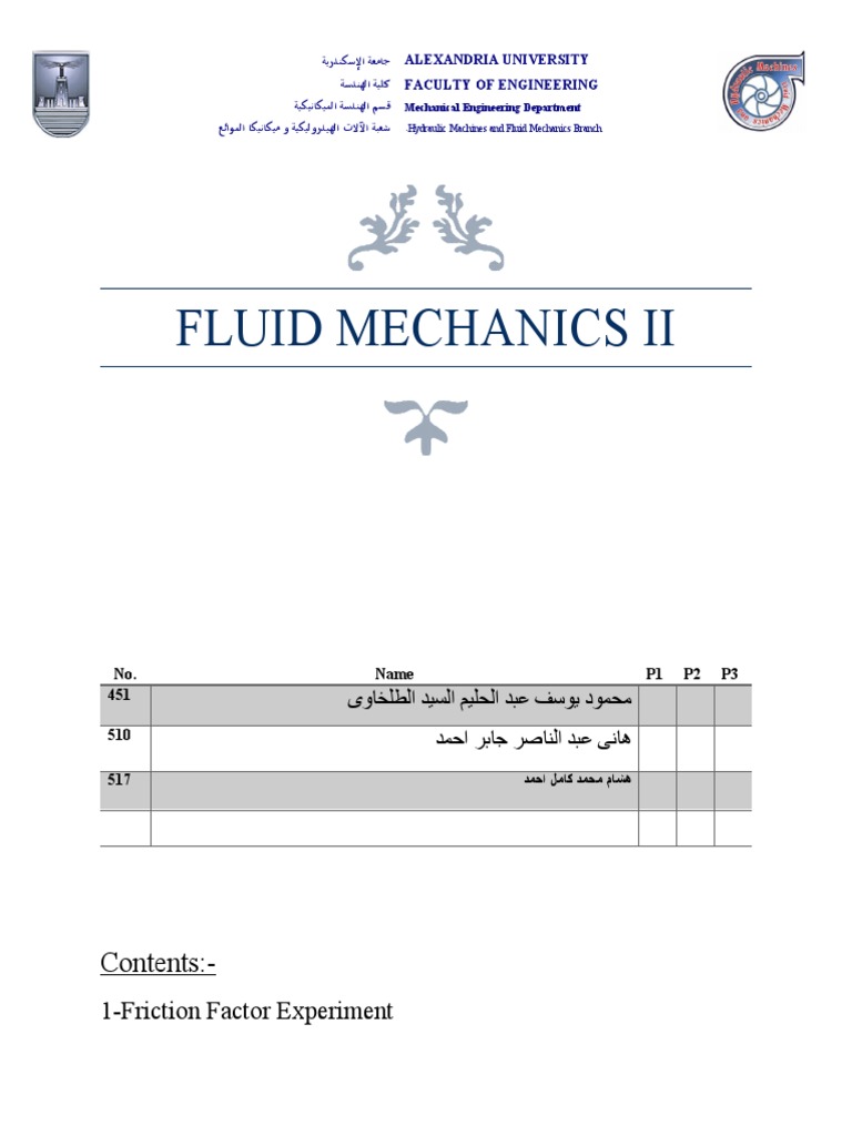 Fluid Mechanics Ii: Contents | PDF | Hydraulics | Fluid Mechanics