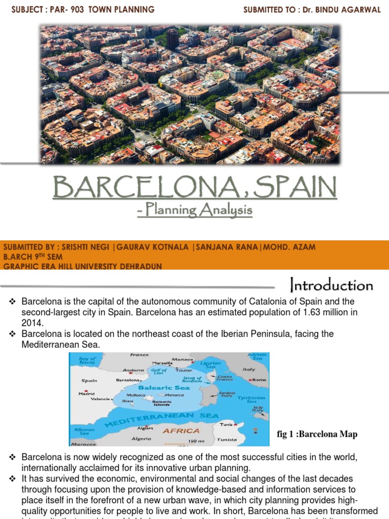 Barcelona: A Model of Urban Planning | PDF | Travel