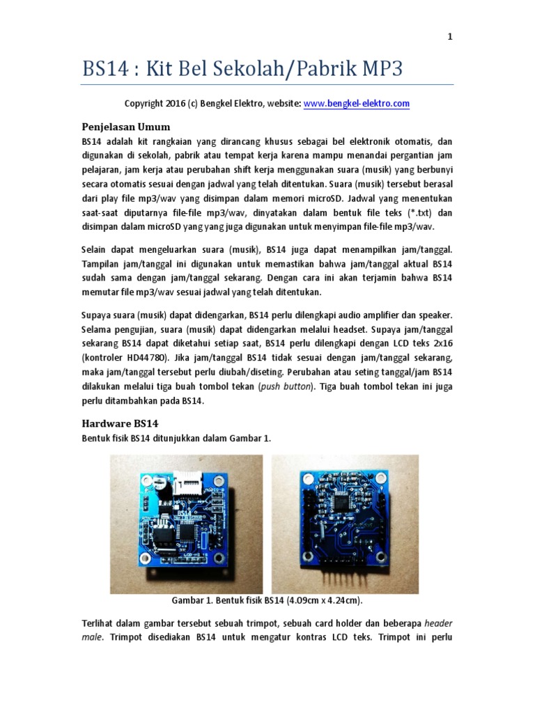 Datasheet BS14 | PDF