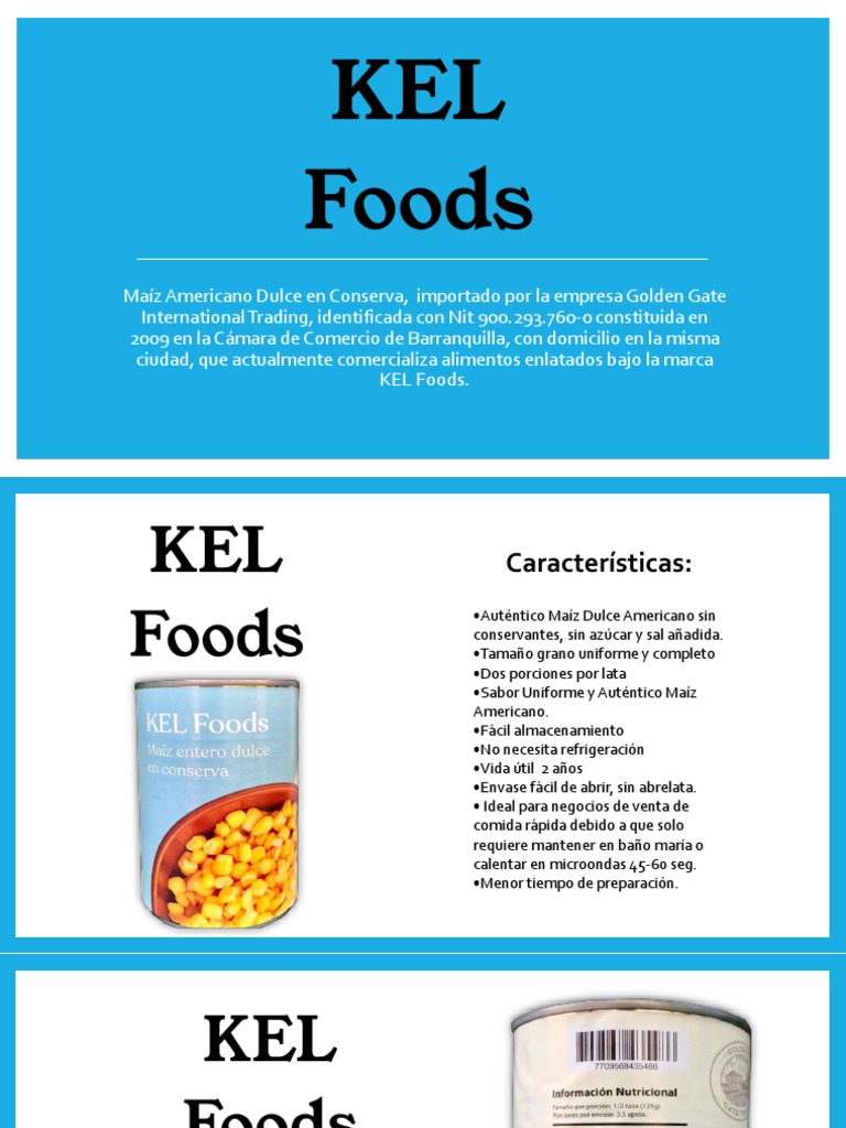 Brochure KEL Foods | PDF