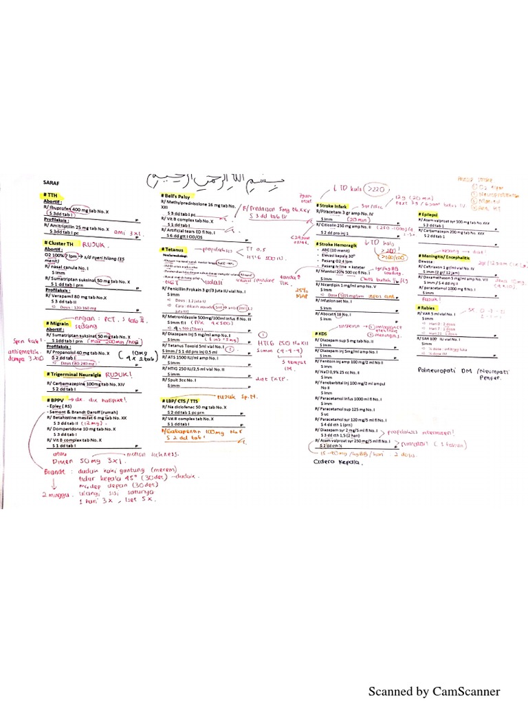 Catatan Osce Untuk Ukmppd | PDF