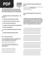 Activity Worksheet Sa Epp | PDF