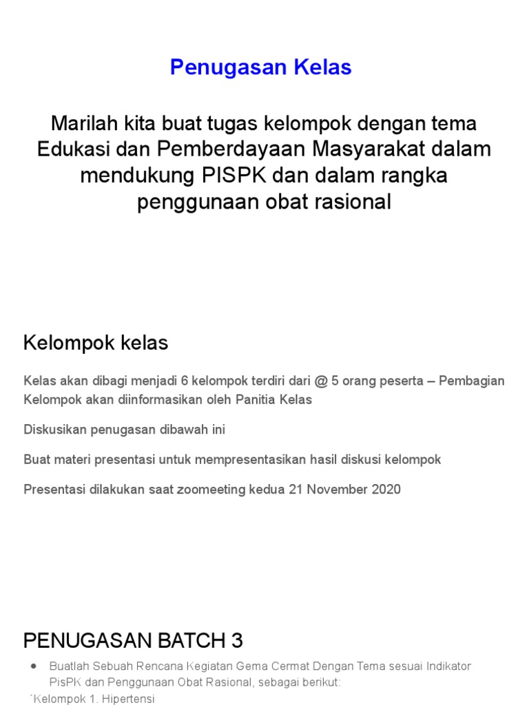 Penugasan MI.3 Batch 3 | PDF | Karier & Perkembangan | Pengembangan Diri