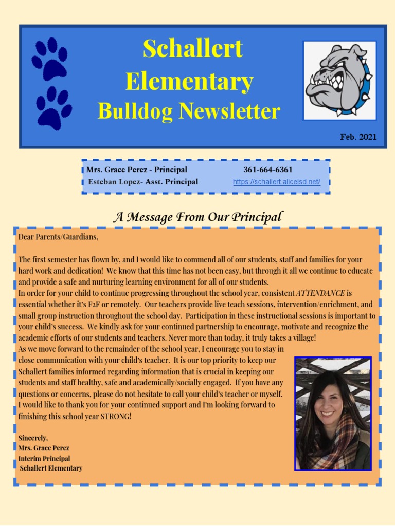 Schallert Elementary Parent Update | PDF | Teachers | Teaching