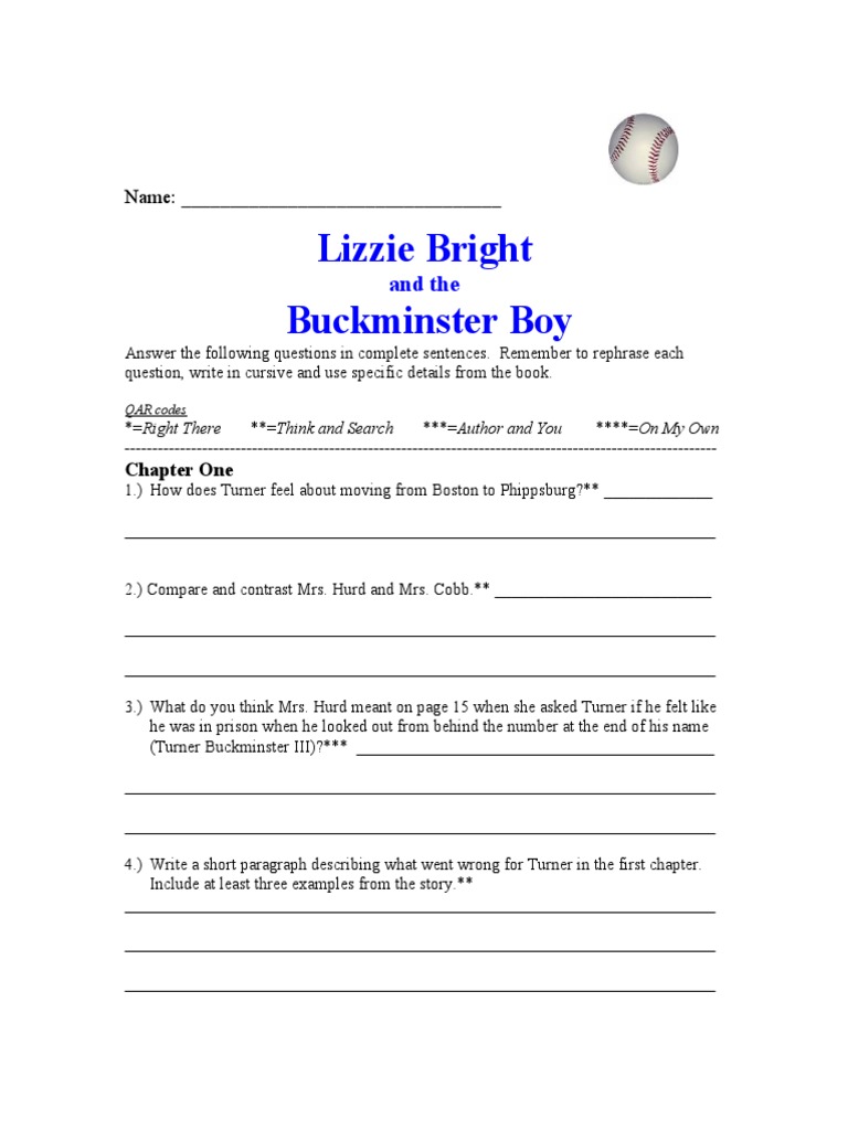 Analyzing Lizzie's Character Traits | PDF | Reading Comprehension