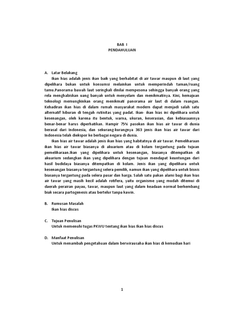 Budidaya Ikan Discus: Panduan Lengkap | PDF | Griya & Taman | Kesehatan ...