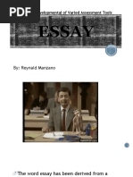 Example OCS Essay | PDF