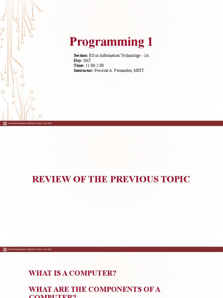 Programming Part 3 | PDF | Algorithms | Computer Program