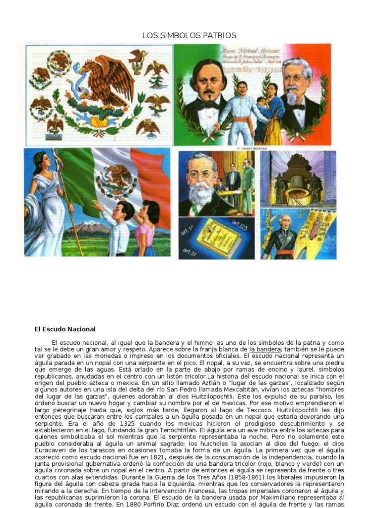 Los Simbolos Patrios | PDF | México