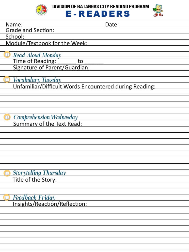 Suggested E READERS Sheets | PDF