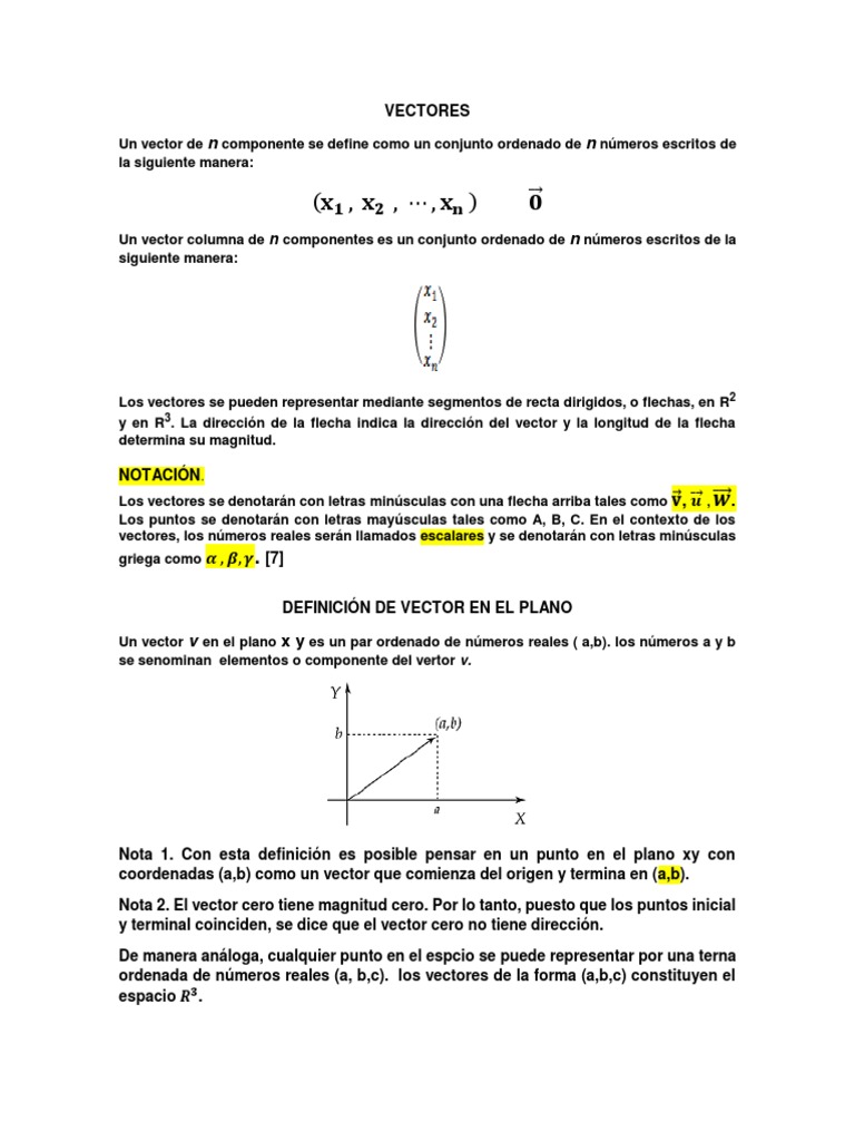 Vectores 6 11 2020 Ejercicios Pdf Geometría Euclidiana Espacio